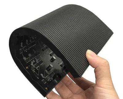 China Flexible Programmable LED Display Module , Curved LED Screen Wall P2.5 for sale