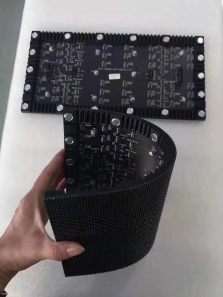 풀 컬러 P2 실내 유연 LED 비디오 패널, 유연 빌보드 LED 화면