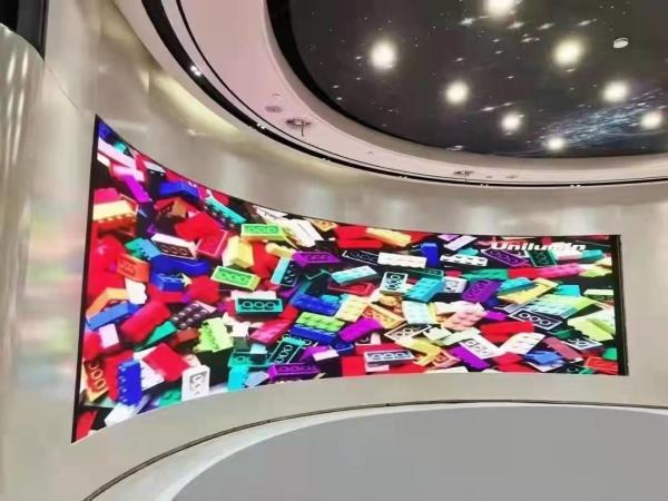 풀 컬러 P2 실내 유연 LED 비디오 패널, 유연 빌보드 LED 화면