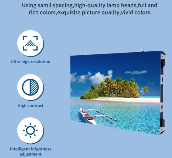 Quality Indoor Small Pixel Pitch LED Display Panels P1.25 P1.5 P1.6 P1.8 P2 For for sale