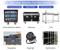 China Portable LED Stage Backdrop Screen P2.9 P3.9 P4.8 with 1920-7680Hz Refresh Rate for Indoor Outdoor Presentations for sale