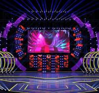 China Portable LED Stage Backdrop Screen P2.9 P3.9 P4.8 with 1920-7680Hz Refresh Rate for Indoor Outdoor Presentations for sale