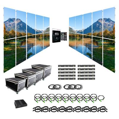 Cina Materiale del gabinetto Fusione a stampa in alluminio Super chiaro schermo HD LED Pannello di noleggio P1.9 P2.6 P2.9 P3.91 P4.81 LED Video Wall in vendita
