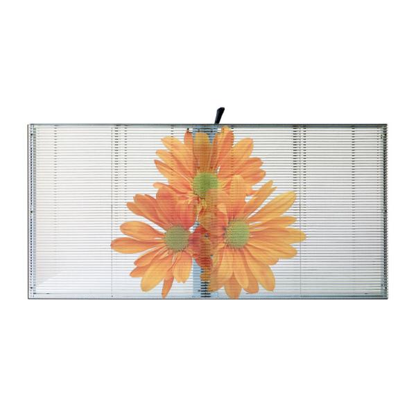 Quality 32768dots/Sqm Flexible Transparent LED Window Display Screen For Advertising for sale