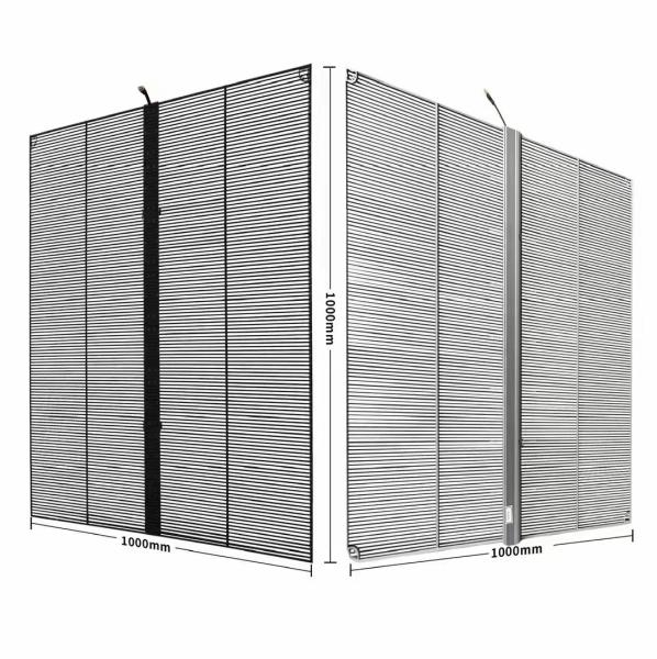 Quality 32768dots/Sqm Flexible Transparent LED Window Display Screen For Advertising for sale