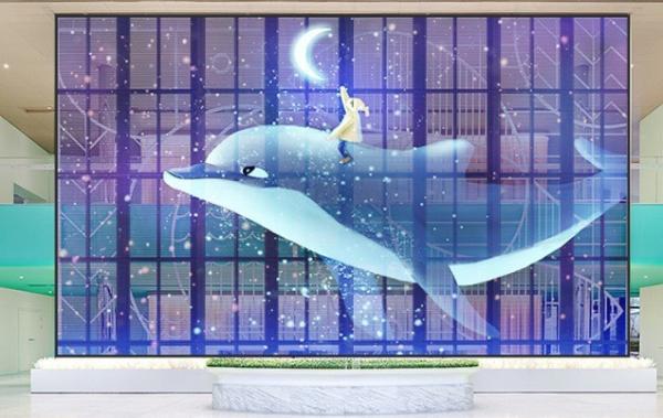 Quality HD Outdoor Transparent Glass LED Display P3.91-P7.82 Powered By Nationstar LED for sale