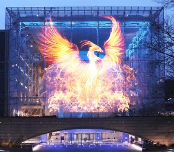 Quality P3.91-P7.82 Rental Flexible LED Transparent Film Screen / Transparent LED Video for sale
