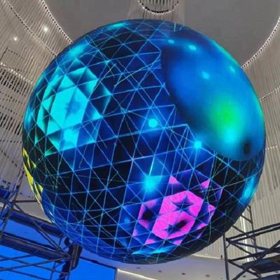 China Indoor 360° LED Spherical Display 1.86MM Pixel for Shopping Malls for sale