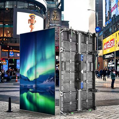 China HD LED Transparent Display with 5600 Nits Brightness 500x1000mm Cabinet Size and IP65 Waterproof Rating for sale