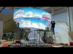 1500 cd/m2 P2 Modulo de exibição LED flexível, Indoor Flexible LED Panel Screen Display