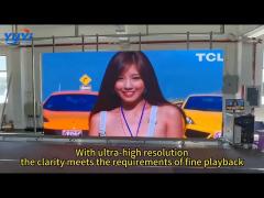 ultra thin p2 indoor led display screen , conference room background video wall
