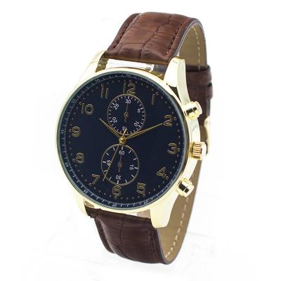 China Leather Crocodile pattern Strap Neutral Watches ,Gift wholesale Watch for sale