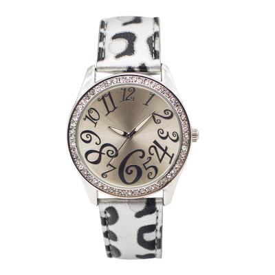 China Leopard Print Classic PU Strap Quartz Watches, Best Gift For Valentine's Day And Mother's Day for sale