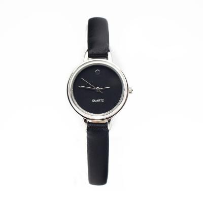 China Small,Simple But Generous Black PU Quartz Watches For Birthday Or Wedding Gifts. Highly Demand In The Market. for sale