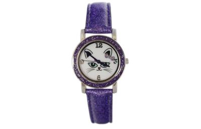 China Colorful Stylish Strap Leather Wristband Watch Teenage Quartz Movement Watch for sale