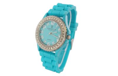 China Trendy Silicone Wristband Watch Children Analog Watch With Alloy Back Case for sale