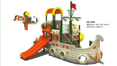 China Kids Outdoor Playground New Product Sports Equipment Fun Games Park Pirate Ship Theme for sale