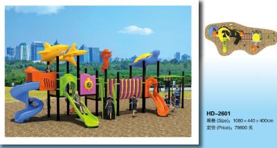 China Manufacturer Custom Children Outdoor Amusement Playground Equipment Safety Plastic Slide for sale