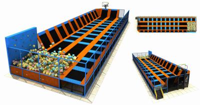 China 260M2 China Professional Trampoline for Sale /Professional Gymnastic Small trampoline Park for sale
