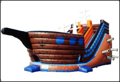 China Pirateship Inflatable Slide Bouncy with Pool for Kids Jumping Beautiful and Good Quality Inflatable Bouncy Castle for sale