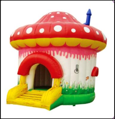 China 2017 New Design Outdoor Inflatable Bounce Mushroom Cartoon Jump House Inflatable Castle for sale