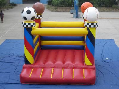 China 2017 Kids  Enjoyable Indoor Inflatable Bouncy Castle Basketball Game Theme Inflatable Jumping Castle for sale