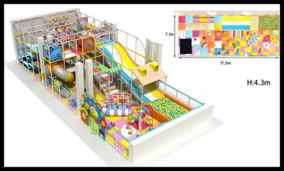 China Better Middle Size Community Multiple Children Soft Indoor Playground With Slide for sale