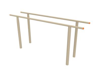 China Park Steel Used Outdoor Playground Parallel Bars Fitness Equipment for Sale for sale