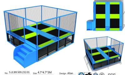 China 22M2 Super Elasticity Indoor Trampoline Park Made in China/Competitive Price Commercial Indoor Jumping Bed for sale
