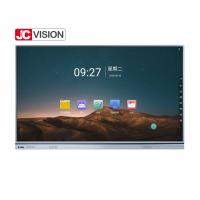 China 75-Inch 4K Interactive Flat Panel with Android 11.0 and Dual OS Support for Education and Conference Rooms for sale