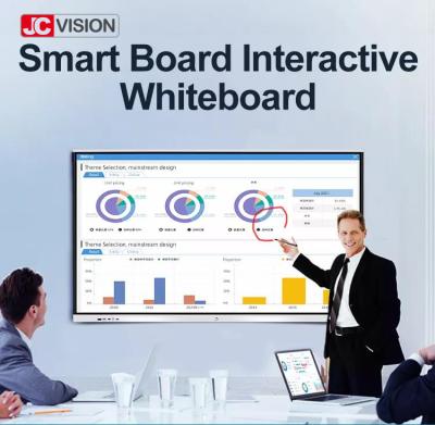 China 65 Inch 4k Smart Interactive Whiteboard Flat Panel Dual System For Education for sale