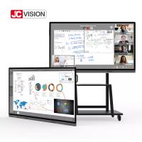 China JCVISION 55-110 Inch Smart Interactive Electronic Whiteboard with 20-Point Multitouch and 60,000 Hour Panel Life for sale