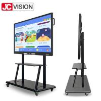 China JCVISION 4K IR 20 Touch Interactive Whiteboard 86 Inch for Classroom Teaching Screen Share for sale