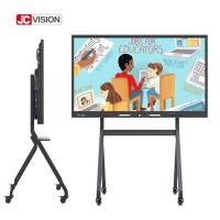 China 55-110 Inch Interactive Whiteboard 4K LCD Display Smart Board 20 Point Touch for sale