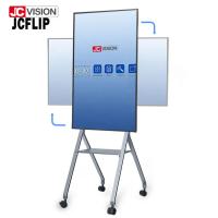 China JCVISION 55 Inch Rotating Capacitive Touch Screen Digital Signage Display 10 Point PCAP Android for sale