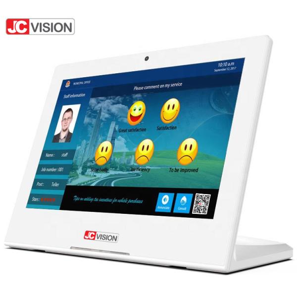 JCVISION L Shape 10.1 Inch Advertising Display Android Tablet Feedback Kiosk