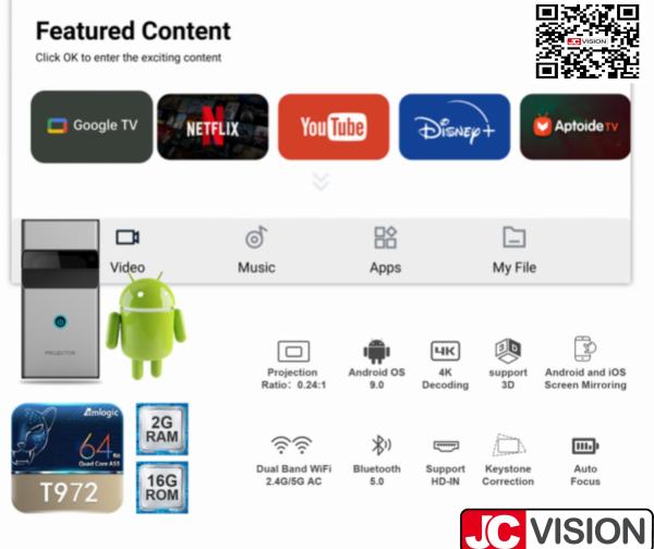 JCVision DLP Ultra Short Throw Projector 1080p Specs Adobe Acrobat Pro DC