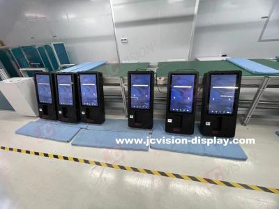 China JCVISION Self Service Ordering Kiosks 24 Inch with Durable Metal Shell and Maximum Power Consumption ≦108W for sale
