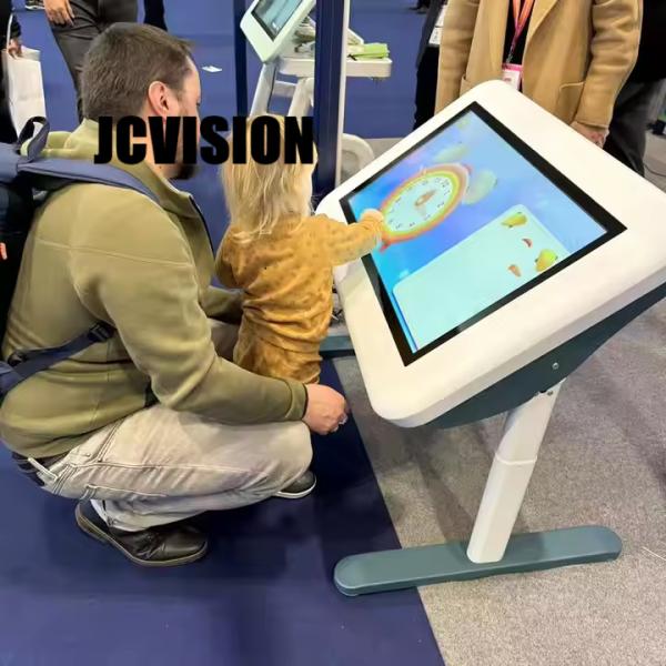 JCVision Height Lift 32 ιντσών Android χωρητικό οθόνη αφής τραπέζι παιχνιδιού για παιδικό δωμάτιο