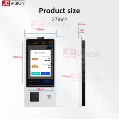 China 15.6 21.5 24 32 Inch Indoor Floor Standing Selfservice Payment Kiosks Terminal Self Service Checkout Kiosk Machine Supplier for sale