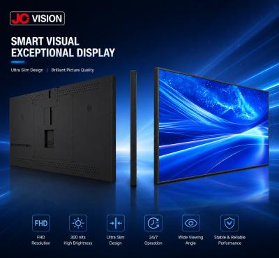 China JCVision 43-Inch Indoor Digital Signage Display – E-LED Backlit, Wide Viewing Angle, Wall Mount Light Box for Retail & Hospitality (HD-352C) for sale