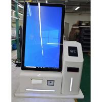 China 24 Inch LED Decoration Desktop Android Touch Screen Payment Kiosk with Cash Collection 1920x1080 for sale