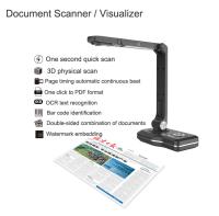 China JCVISION Multi-Interface Document Scanner & Presentation Visualizer with USB/HDMI/VGA Connectivity and Foldable Design for sale