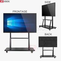 China 55 Inch Digital Touch Screen Smart Interactive Whiteboard with 10 Touch Points and <6ms Response Speed for Education and Conference for sale