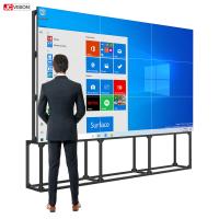 China 4K Samsung LG LCD Video Wall Display 3x3 with 1.7mm Bezel and 500 cd/m² Brightness for Commercial Advertising for sale