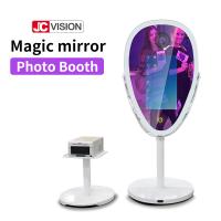 China 21.5 Inch DIY Smart Mirror Touch Screen Photo Booth with Hiti P525L Printer and Intel i5 Processor for sale