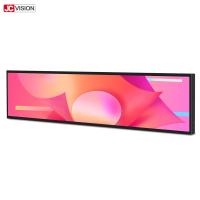 China 24-Inch 500 Nits Stretched Bar LCD Screen 1920x540 Resolution for Retail Shelf Edge Displays for sale
