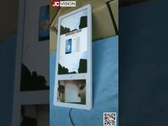 JCVISION L Shape 10,1 inch Advertentie Display Android Tablet Feedback Kiosk