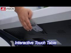 Hoogte en rotatie aanpassen Multi-Color Android Interactieve Touch Table voor onderwijs