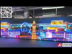 Deze LED-wand zal kijkers gegarandeerd boeien! JCVISION‘s Ultra-Bright Display Tech